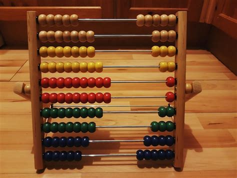 Premium Photo Close Up Of Abacus On Table
