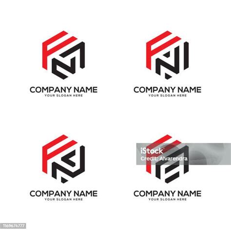 Fn 이니셜 로고 디자인 F 및 N 로고 영감 로고에 대한 스톡 벡터 아트 및 기타 이미지 로고 알파벳 F 알파벳 N Istock