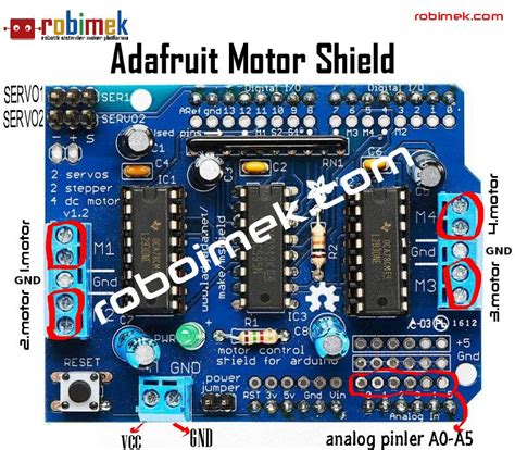 Adafruit Motor Shield Para Su Uso Motorba