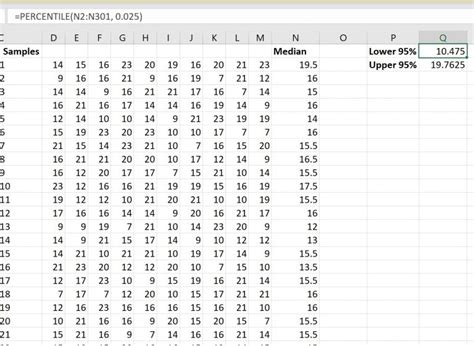 how to perform bootstrapping in excel with example