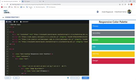 Santhosh Varma Vegesna On Linkedin Day27 Webdevelopment Html5 Css