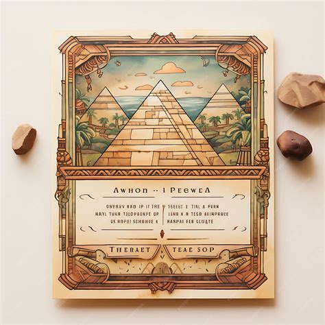 Design De Pirâmide Maia Cartão De Convidos De Casamento Forma De