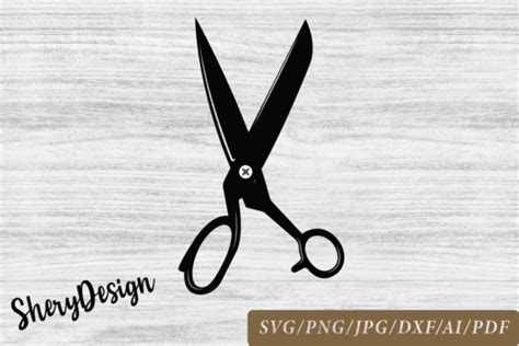 Scissors Svg Cut File Scissors Clipart Graphic By Sherydesign