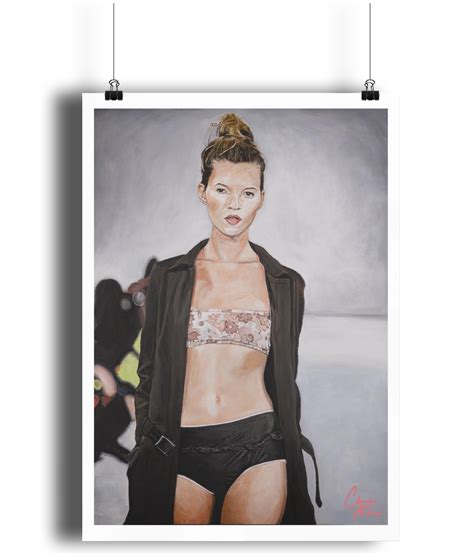 Never Complain Never Explain Kate Moss Art Print Charlie Adrian
