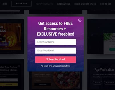 Elementor Popup Design Projects Photos Videos Logos Illustrations And Branding Behance