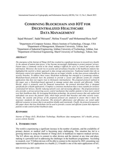 Internet Of Things And Healthcare Ppt