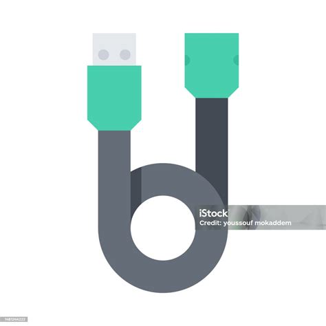 디자인 벡터 이미지 아이콘 Usb 익스텐더 0명에 대한 스톡 벡터 아트 및 기타 이미지 0명 Usb 케이블 개념 Istock