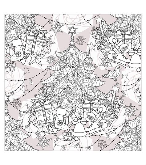 Int Ressant Coloriage Adulte Noel Images Coloriage