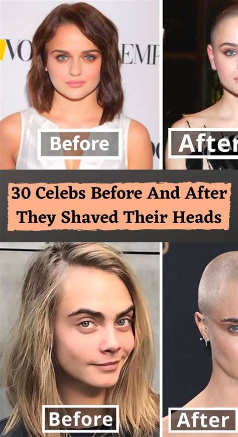 30 Celebs Before And After They Shaved Their Heads Artofit