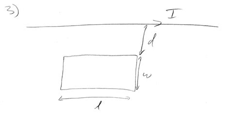 Solved A Rectangular Loop Of Wire Of Width W And Length L Chegg