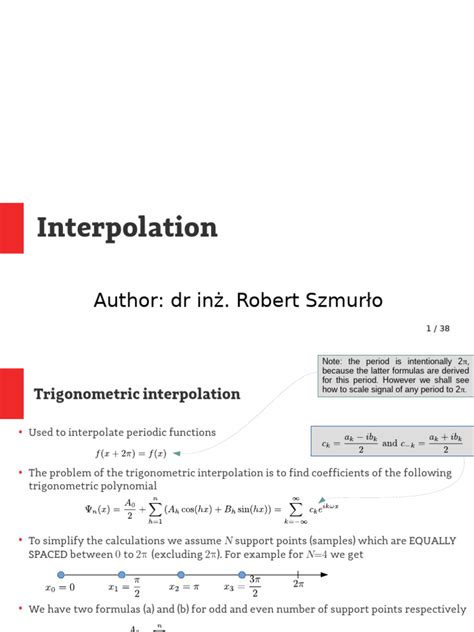 02 Interpolation 2 Pdf Interpolation Polynomial