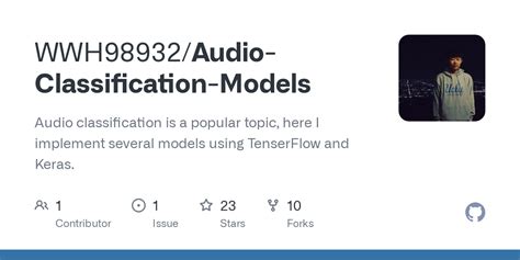 GitHub WWH Audio Classification Models Audio Classification Is A Popular Topic Here I