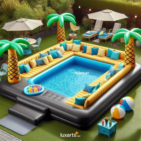 Transform Your Pool Into A Tropical Paradise With An Inflatable Palm