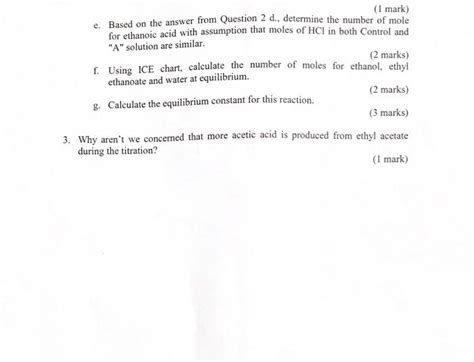 Chemical Equilibrium Determine Equilibrium Constant