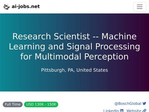 Hiring Research Scientist Machine Learning And Signal Processing For Multimodal Perception