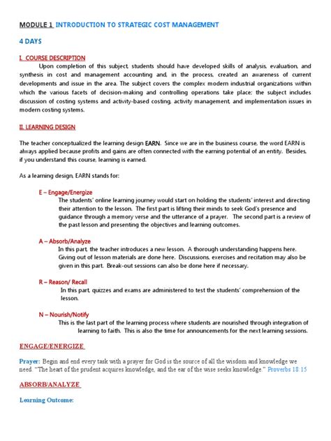 Module 1 Chp 1 4 Pdf Instructional Design Strategic Management