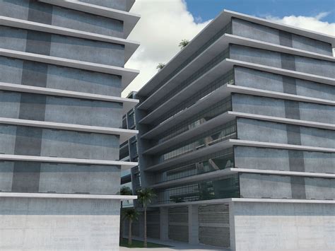 공상 과학 빌딩 6 Hd 3d 모델 29 Max Free3d