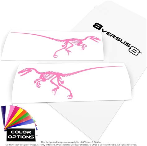 Amazon Com Velociraptor Dinosaur Vinyl Decal Sticker Quantity Indoors Or Outdoors Cars