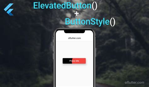 Flutter Style ElevatedButton Widget With ButtonStyle Oflutter