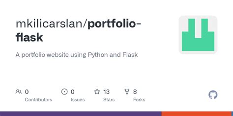 Github Mkilicarslanportfolio Flask A Portfolio Website Using Python