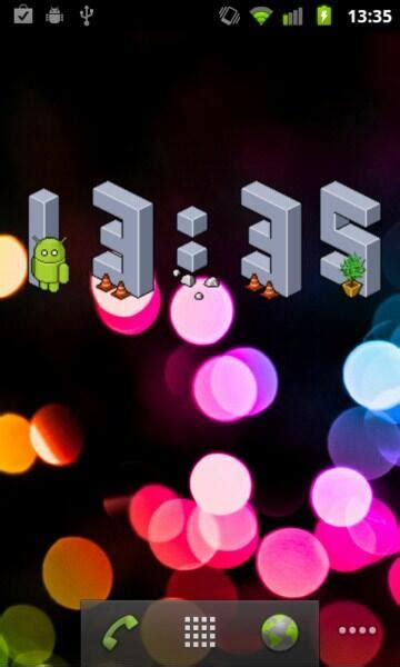 Pixel Art Clock Widget Für Android