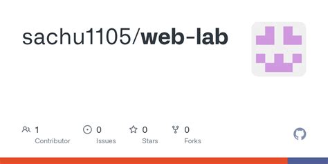 GitHub Sachu1105 Web Lab