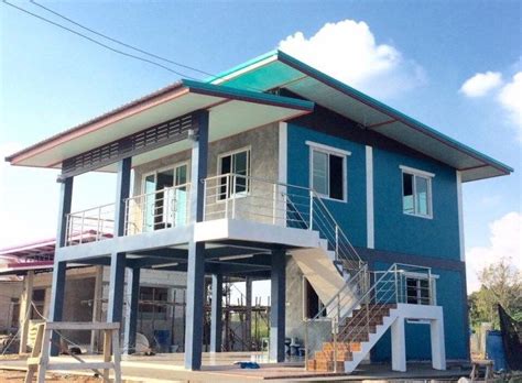 รีวิวบ้านชั้นครึ่ง สไตล์โมเดิร์น ขนาด 3 ห้องนอน งบ 600 000 บาท บ้านถูกดี Modern Bungalow