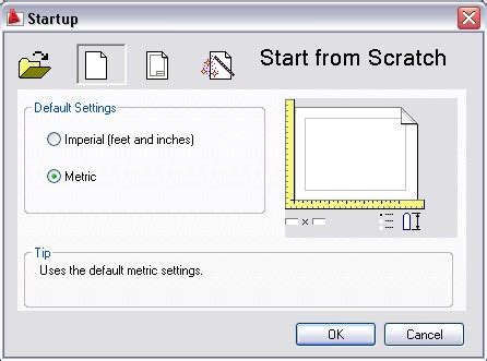 AutoCAD Startup Dialog Box CADnotes