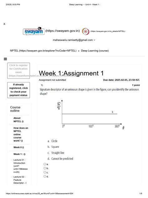 Deep Learning Week 1 Overview Pdf Qualifications Educational Stages