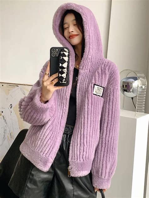 2022 겨울 양털 30 양모 모피 코트 여성용 양털 짧은 모피 전단 코트 신제품 Aliexpress