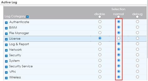Setting Up A Syslog Server Entry On A Usg Zyxel Support Campus Emea