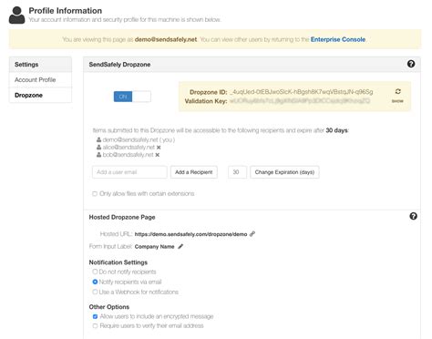 Dropzone Management For Enterprise Admins