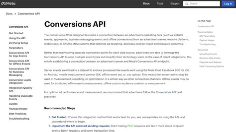 Benefits Of Meta Conversion Api