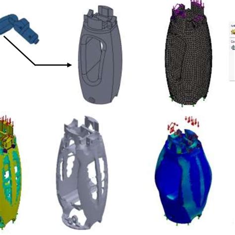 Topology Optimization Designed Robot Arm And Stress Analysis