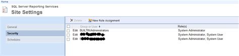 Reporting Services Access Denied Adding A Data Source From Ssrs