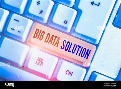 Text Sign Showing Big Data Solution Business Photo Text Extracting Value From Huge Volumes Of A