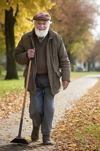 Portrait Of A Senior Man Having Fun While Metal Detecting Created With