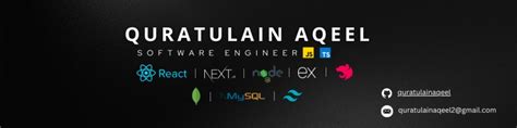 Quratulain Aqeel Software Engineer Full Stack Javascript Developer