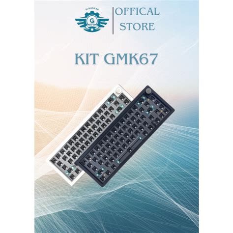 Kit Bàn Phím Cơ Tùy Chỉnh Gmk67 Zouya 3 Chế Độ Kết Nối Hỗ Trợ Build Full Phím Led Rgb