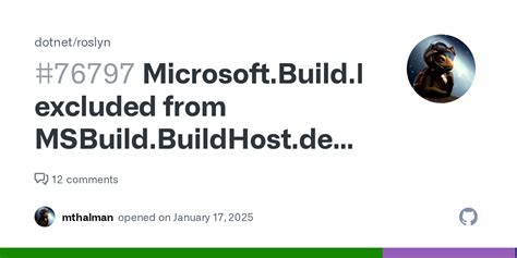 Microsoft Build Locator Excluded From Msbuild Buildhost Deps Json File When Building With Net