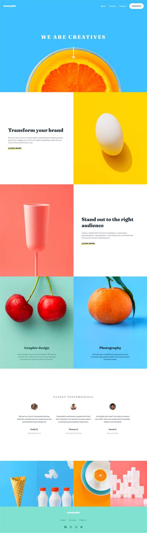 Frontend Mentor Sunnyside Agency Landing Page Using Html And Css Coding Challenge Solution