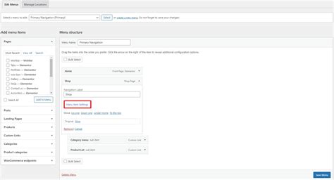 Mega Menu WordPress Documentation TemplateMela