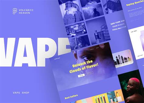 Ui Ux Vape Shop On Behance