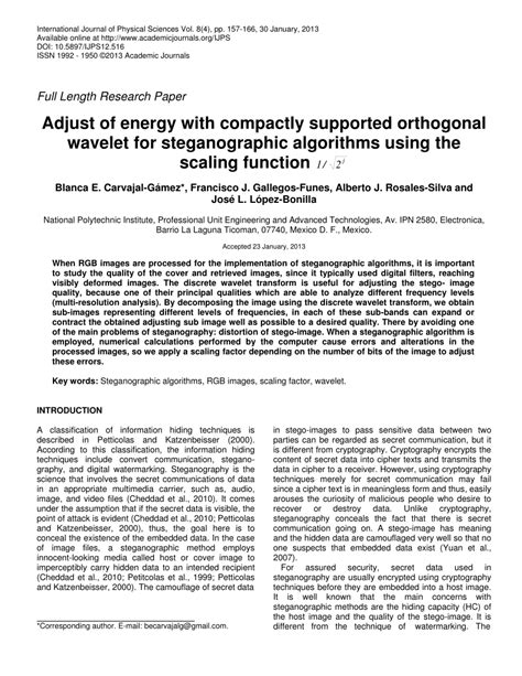 Pdf Adjust Of Energy With Compactly Supported Orthogonal Wavelet For