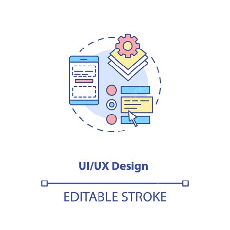 ui 和 ux 設計概念圖標插圖圓形草圖 向量 插图 圆圈 草圖向量圖案素材免費下載，png，eps和ai素材下載 pngtree