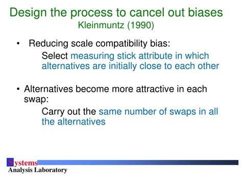Ppt Biases And Path Dependency In The Even Swaps Method Powerpoint