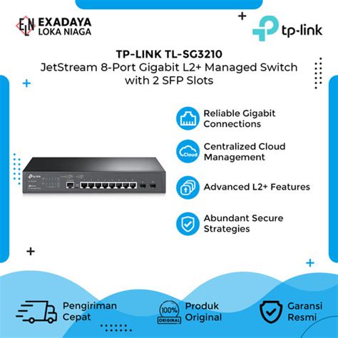 Jual TP-Link TL-SG3210 JetStream 8 Port Gigabit L2+ Managed Switch 2 ...
