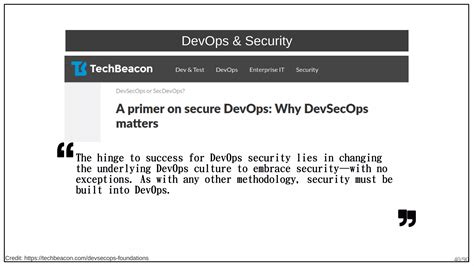 Dev Sec Ops Architecture For Security And Compliance Ppt