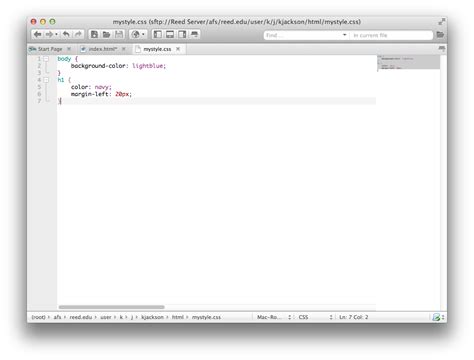 Creating A Website With Komodo Edit It Help Desk Reed College