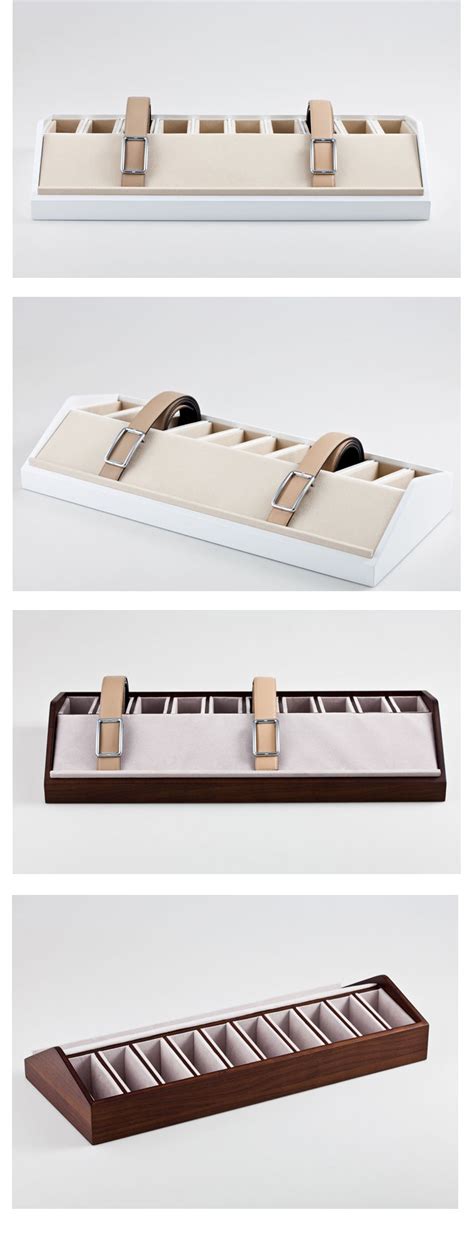 나무 And 벨벳 벨트 카운터 디스플레이 케이스 의 고품질 나무 And 벨벳 벨트 카운터 디스플레이 케이스